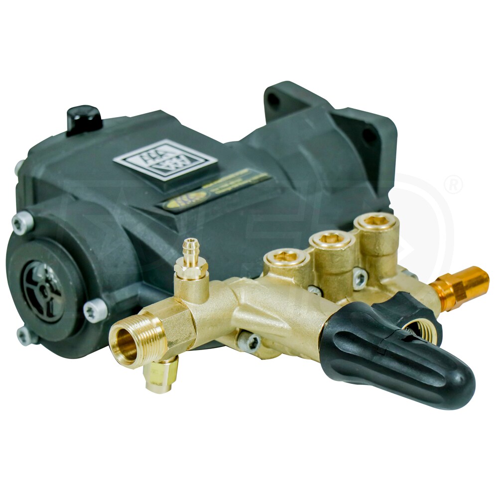 AAA 90037 Fully Plumbed 3400 PSI 2.5 GPM Horizontal Triplex Plunger ...