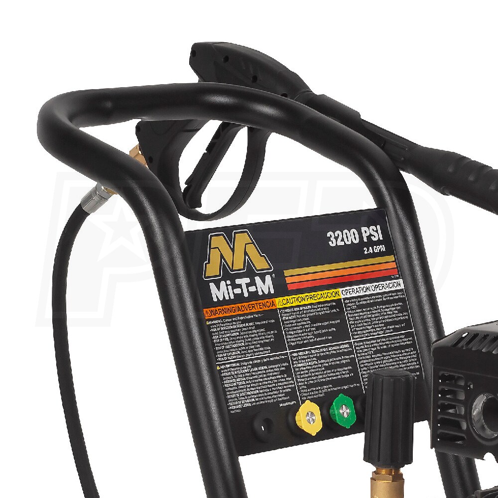 Mi-T-M WP-3200-0MHB Work Pro® 3200 PSI Gas - Cold Water Pressure Washer ...